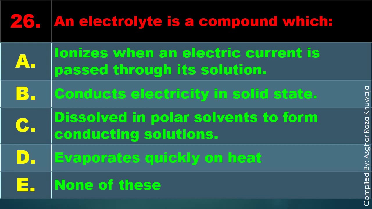 Class XI Chapter 7 Solutions & Electrolytes Part II - YouTube