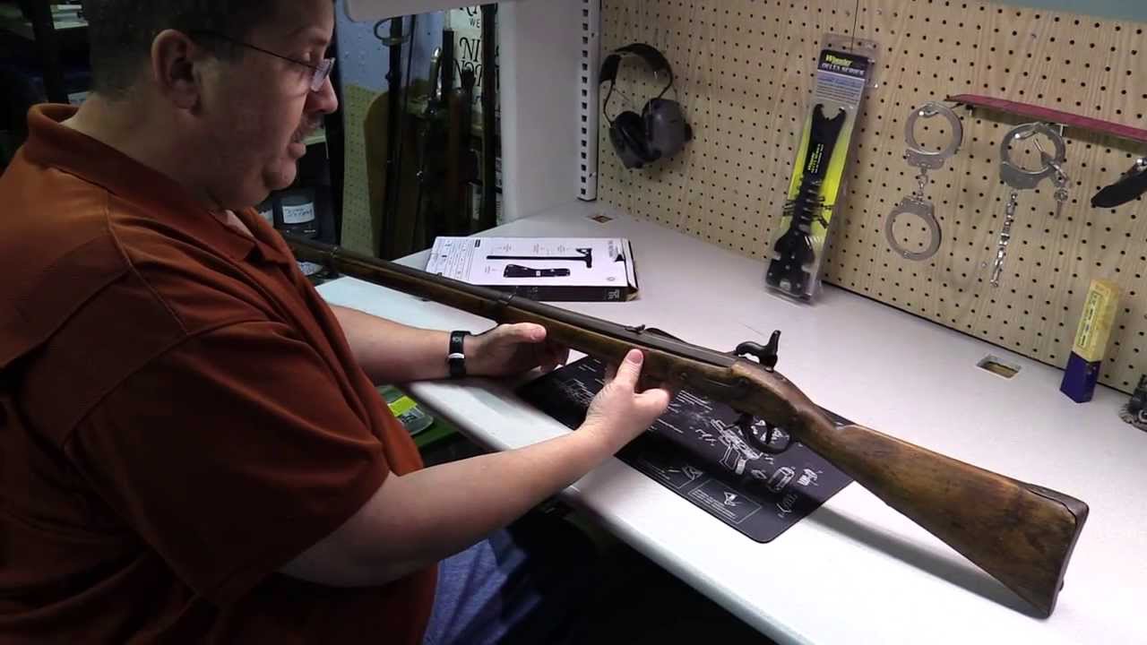 An old musket wall hanger - YouTube