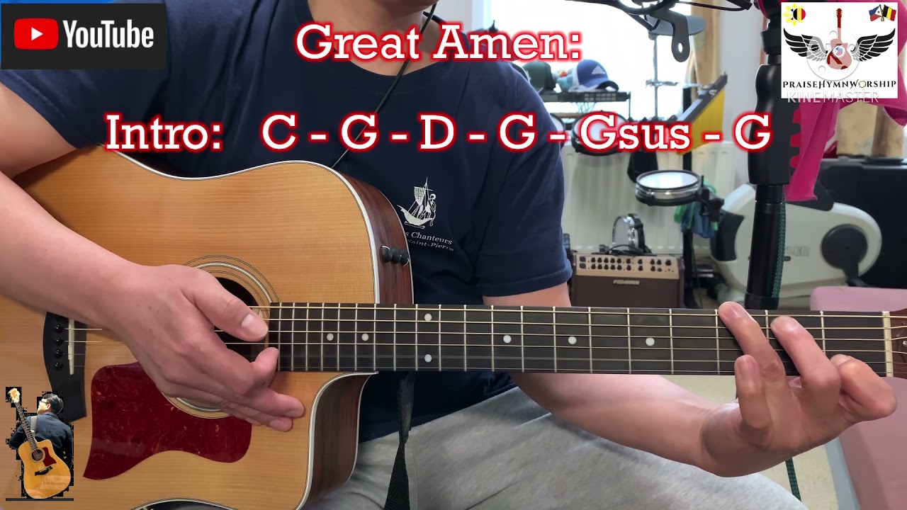 Doxology/Great Amen - ENGLISH version with basic guitar chords & lyrics ...