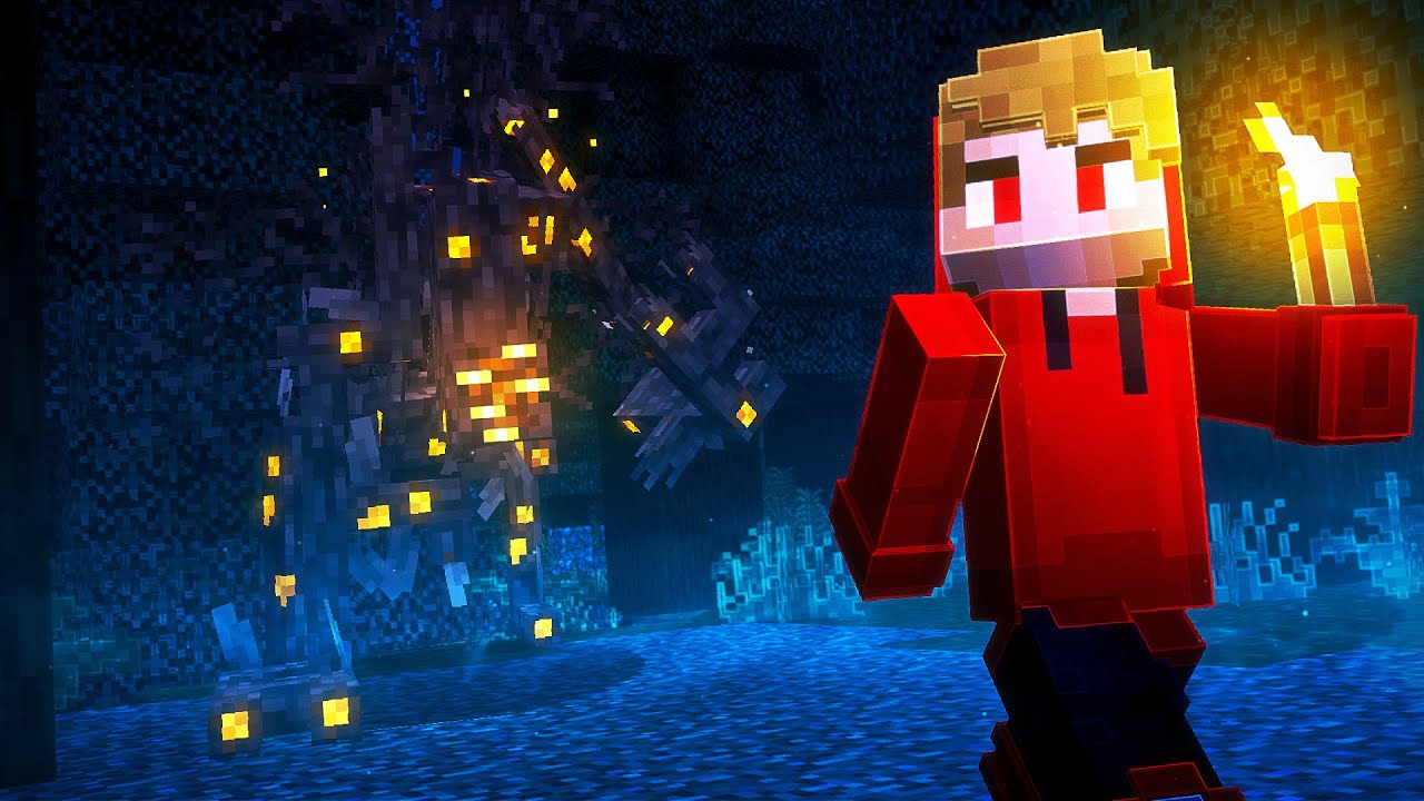 Surviving a HAUNTED FOREST in Hardcore Minecraft - YouTube