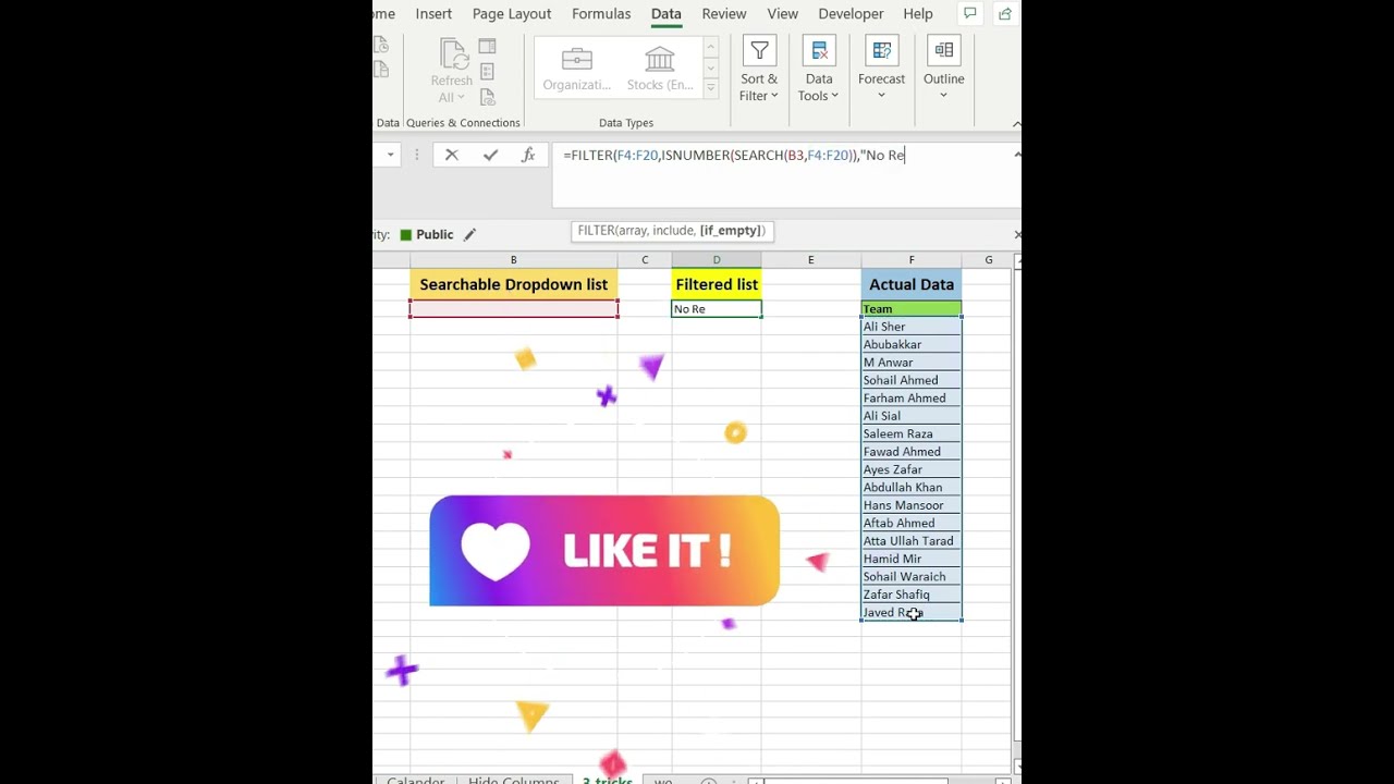 Searchable Drop Down List In Excel Dynamic Search Data Validation List Searchable Drop Down List In Excel Dynamic Search Data Validation List