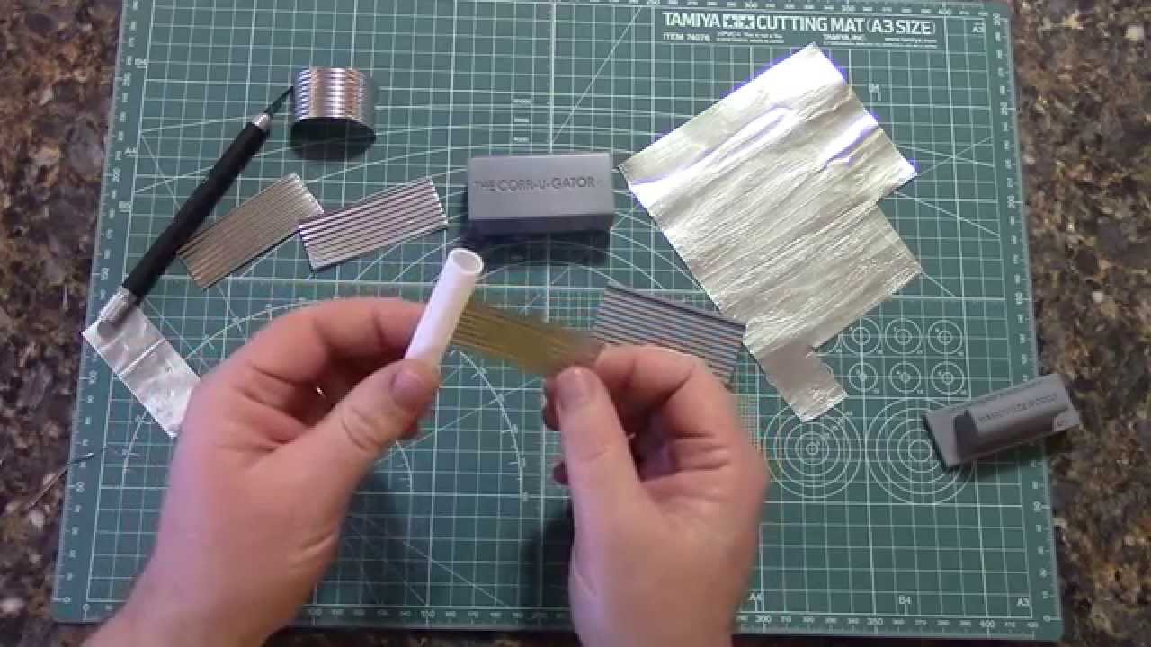 The CORR-U-GATOR corrugated scale sheet maker - YouTube