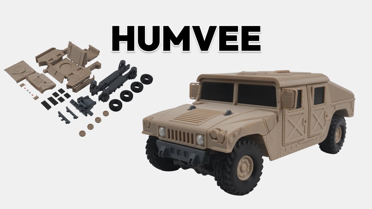 Humvee Ver 2.0 | Printing and Assembling the 3D Model - YouTube
