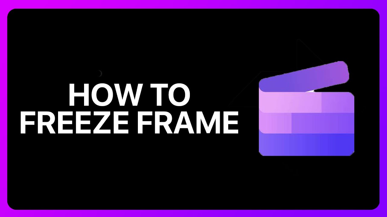 How To Freeze Frame In Clipchamp Tutorial - YouTube