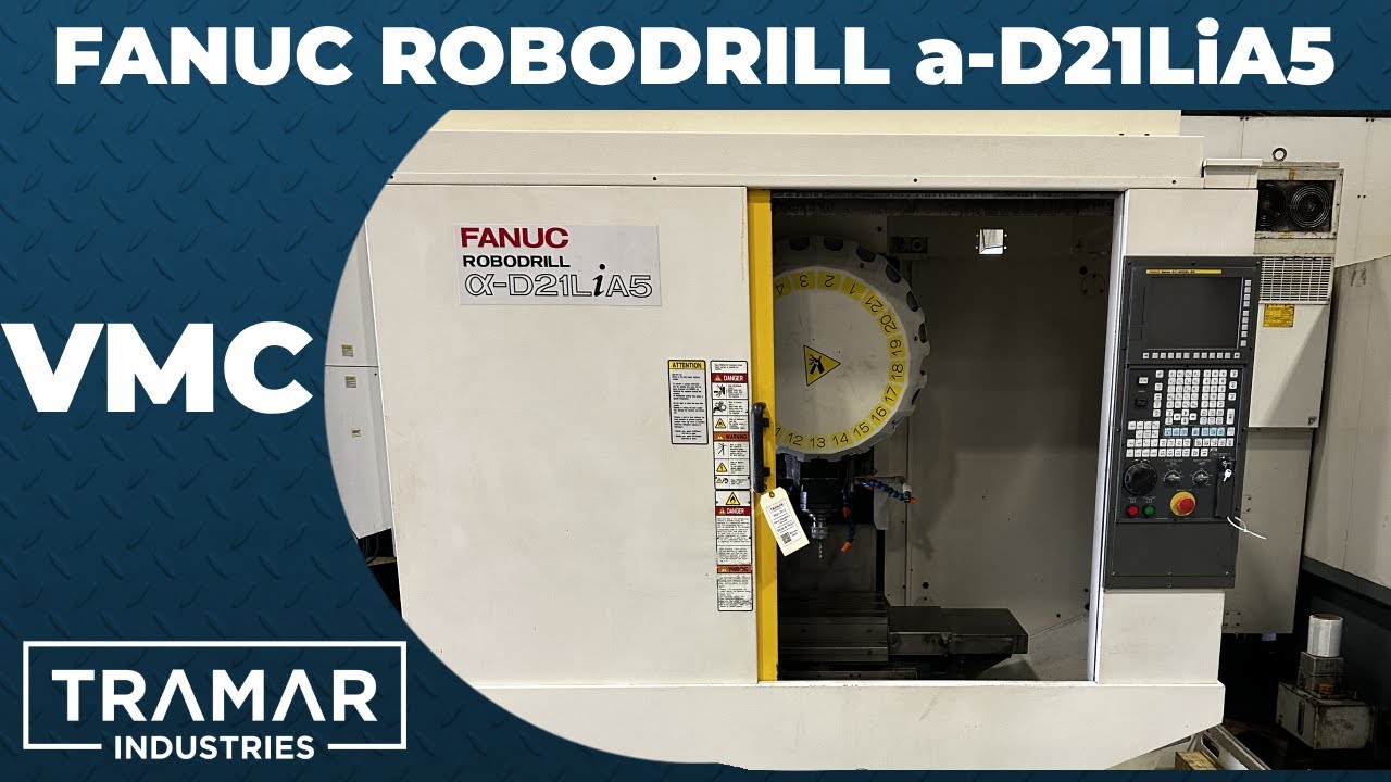 Used 2012 Fanuc Robodrill a-D21LiA5 with 4th Axis Rotary Table For Sale ...