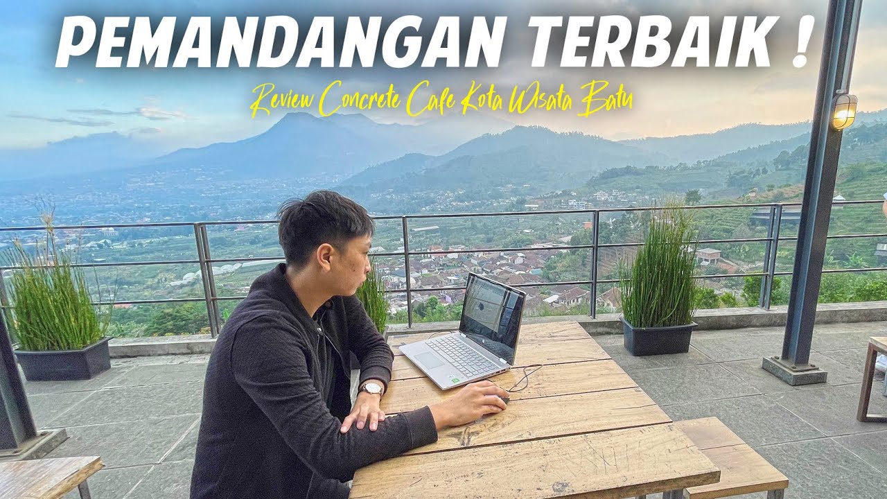 REVIEW CAFE DIATAS AWAN PALING KEREN ! CONCRETE CAFE BATU - YouTube