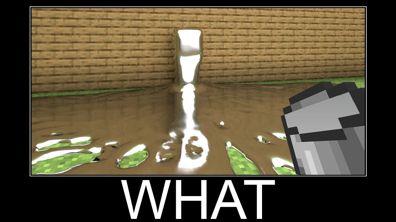 Minecraft realistic wait what meme, Lava, Water, Slime #186 - YouTube