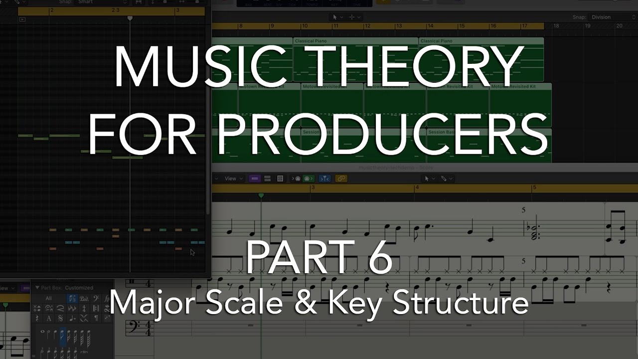 Music Theory for Producers #06 - Major Scale & Key Structure - YouTube