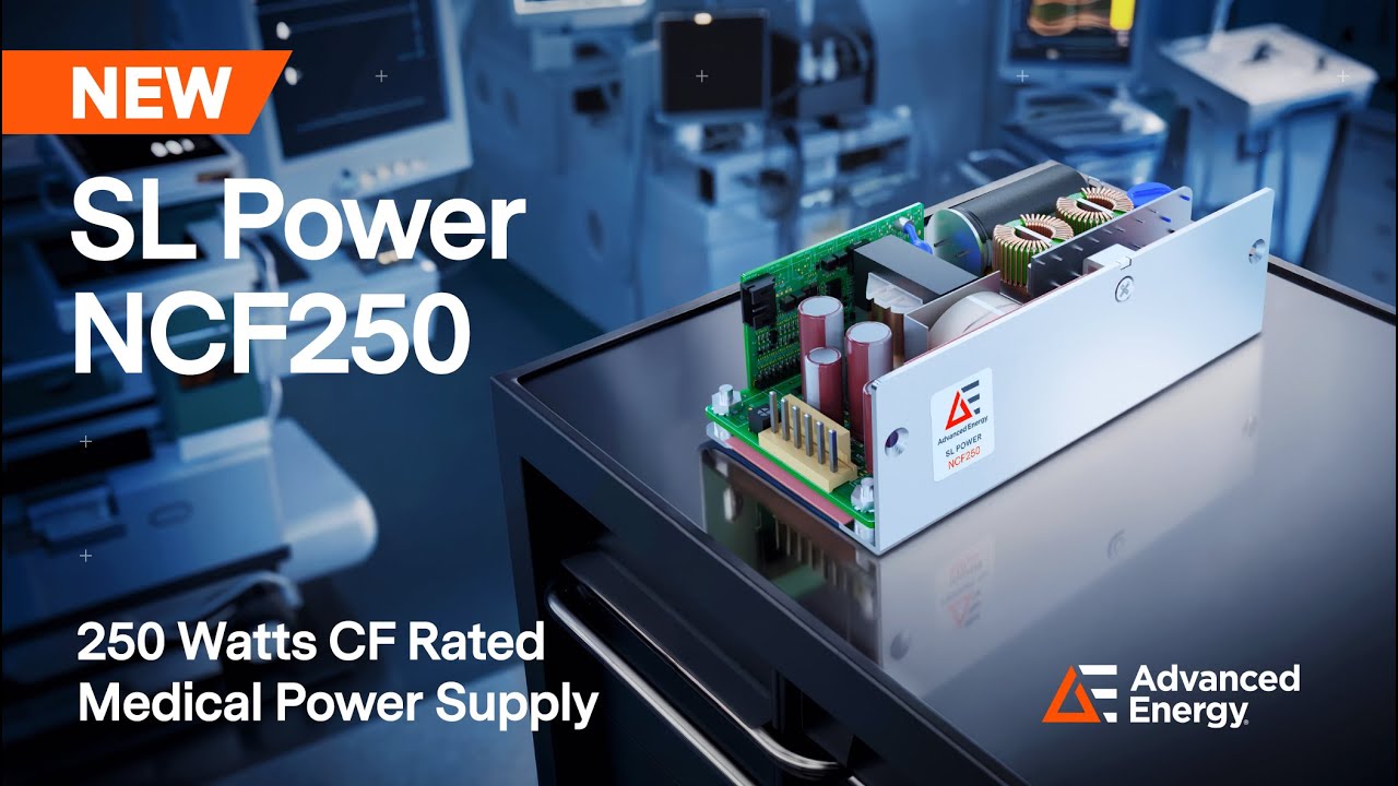 NCF250 Series of CF Rated Medical Power Supplies - YouTube