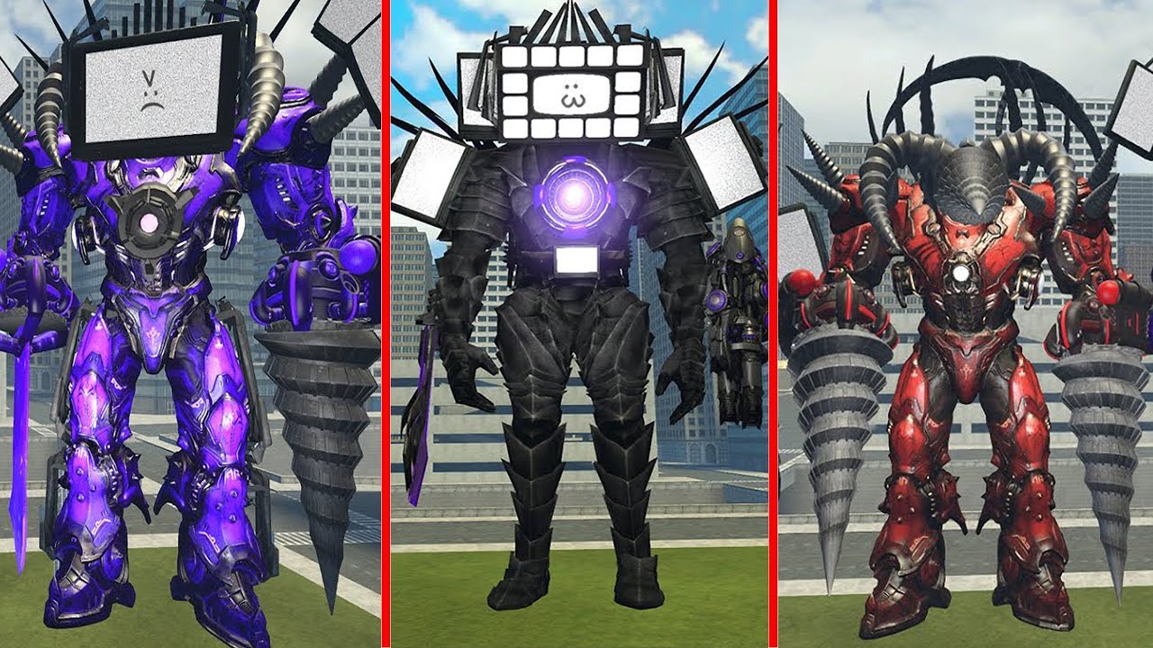 NEW UPGRADED TV STRIDER VS NEW ALL SKIBIDI TOILET BOSSES In Garry's Mod ...