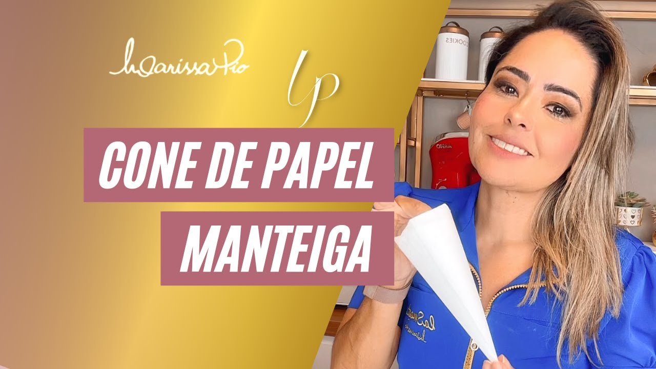 CONE DE PAPEL MANTEIGA - YouTube