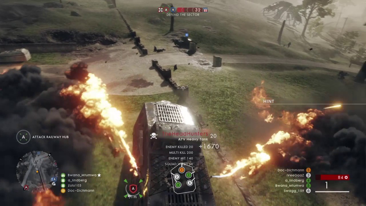 Battlefield tank mayhem - YouTube
