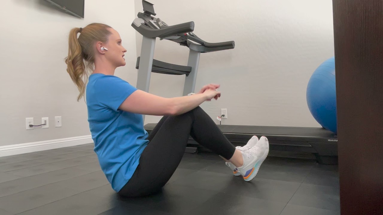 russian twist modified strength - YouTube