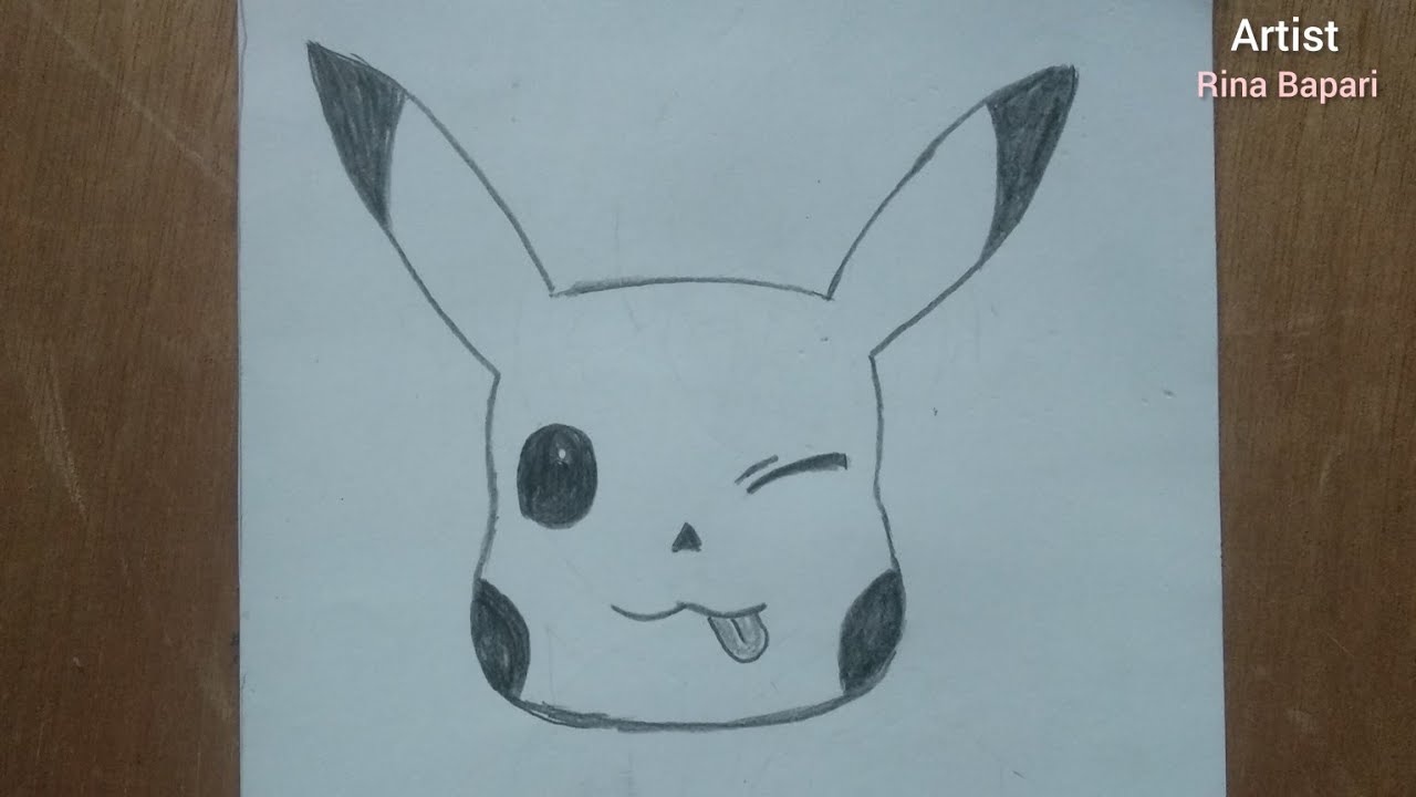 How to draw Pikachu || Beginners drawing tutorials step by step || easy ...