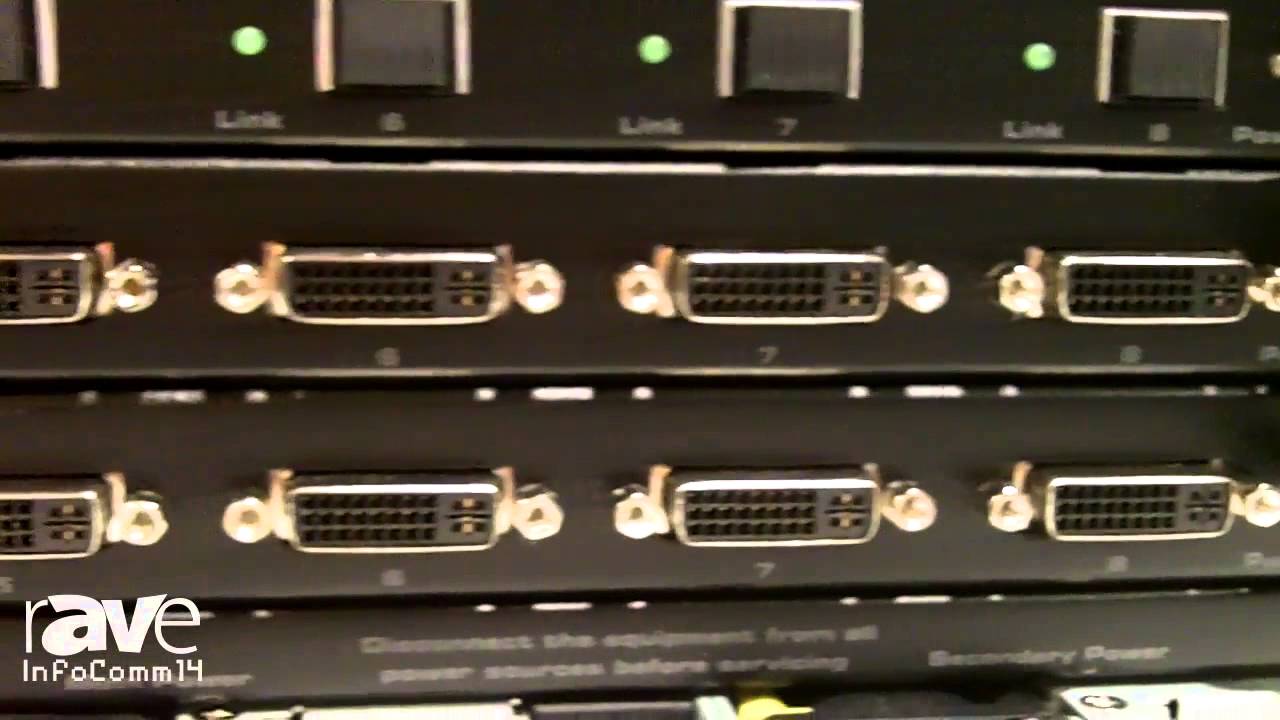 InfoComm 2014: tvONE Explains the 32x32 Modular Matrix - YouTube