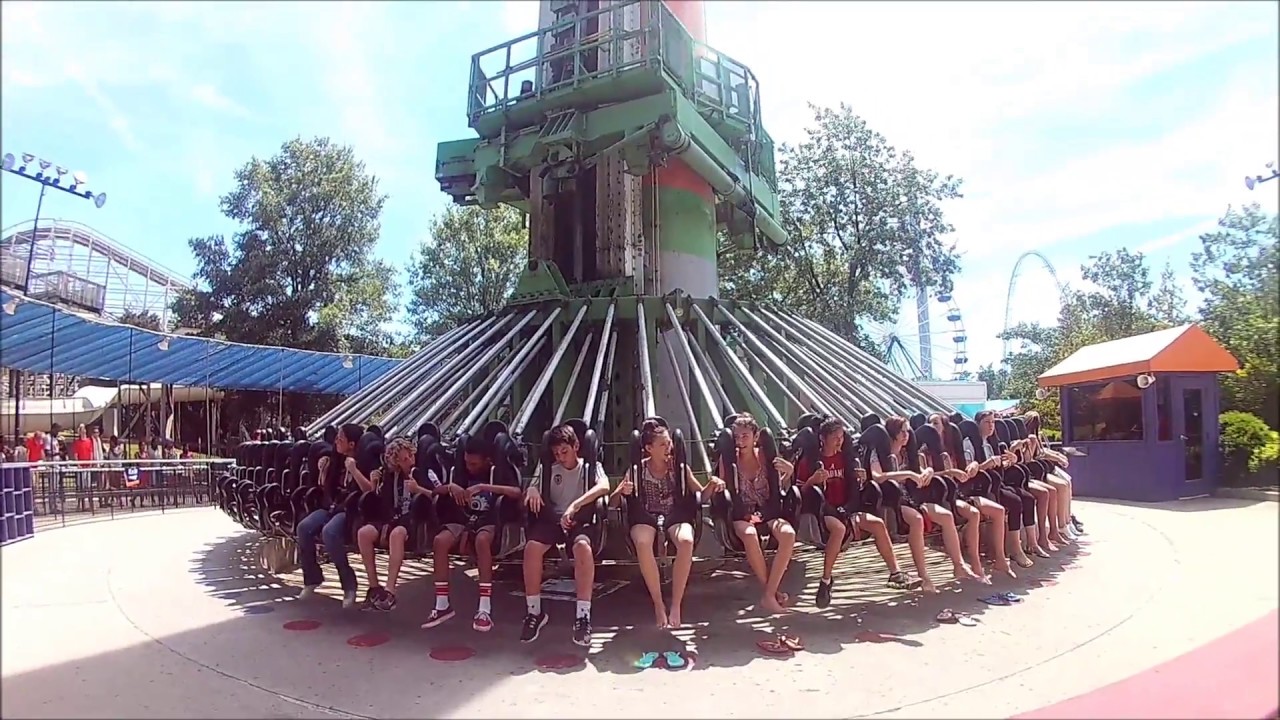 Drop Tower At Kings Dominion | Off Ride | - YouTube