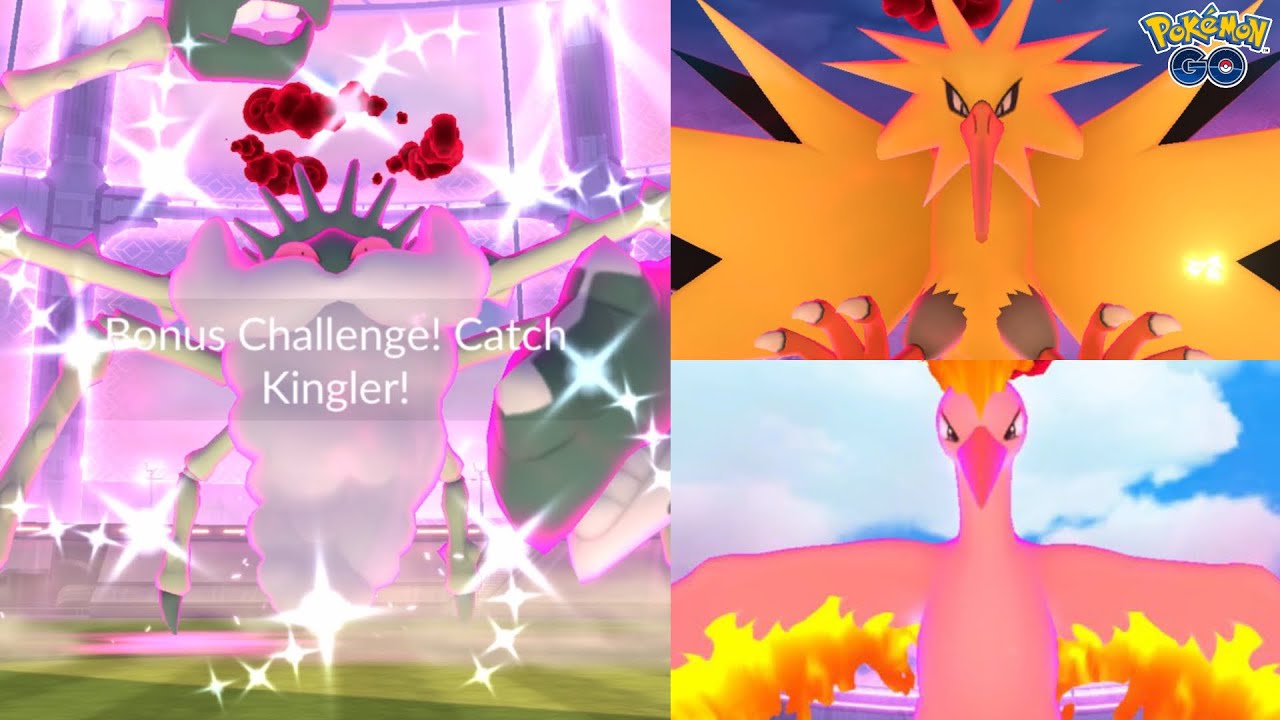 Dynamax Zapdos, Moltres & Gigantamax Kingler Arrive in Pokemon GO ...