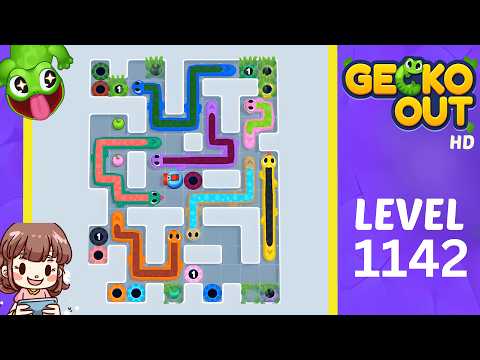 Gecko Out Level 1142 Solution Walkthrough