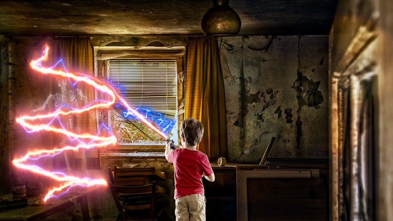 Kid toy gets himself in trouble trying to get rid of ghosts in a real ...
