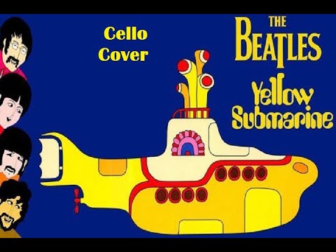8D 🎻 Yellow Submarine 🍀 Beatles Cover Version Cello Instrumental 🎹 ...
