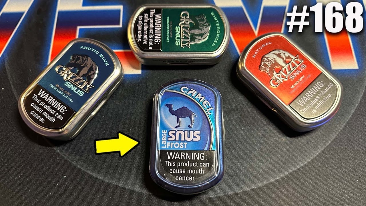 Camel LARGE Frost Snus | Same as Grizzly? | Live Vibe #168 - YouTube