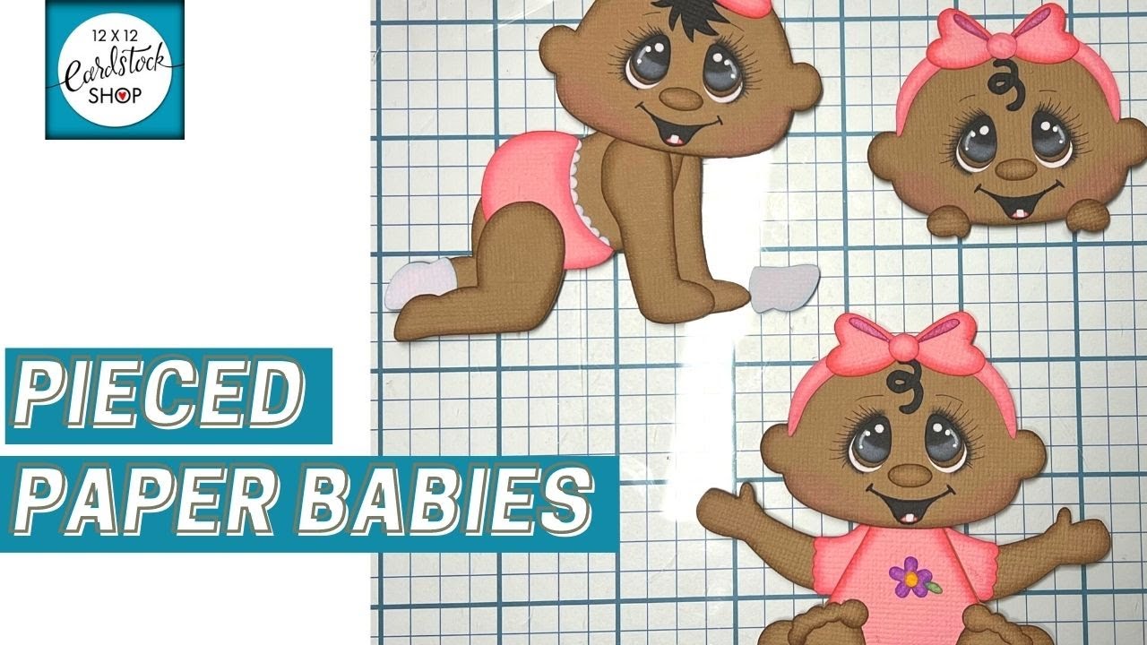 Making Pieced Paper Babies - YouTube