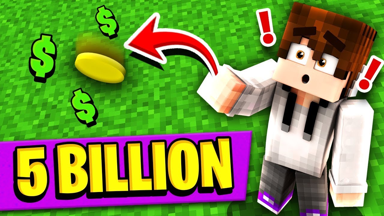 BETTING 5 BILLION DOLLARS ON A COIN FLIP! (Minecraft Skyblock) - YouTube