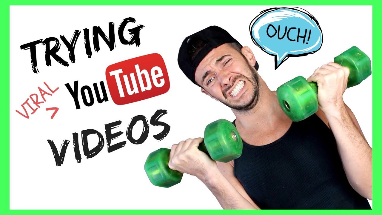 Guy Tries FITNESS YOUTUBER WORKOUTS - YouTube