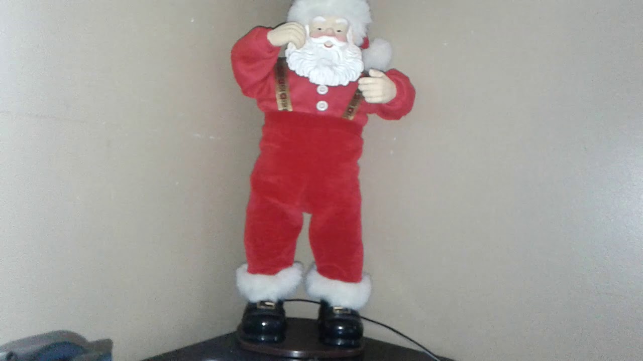 Rock santa collectible (Jingle Bell Rock version) - YouTube