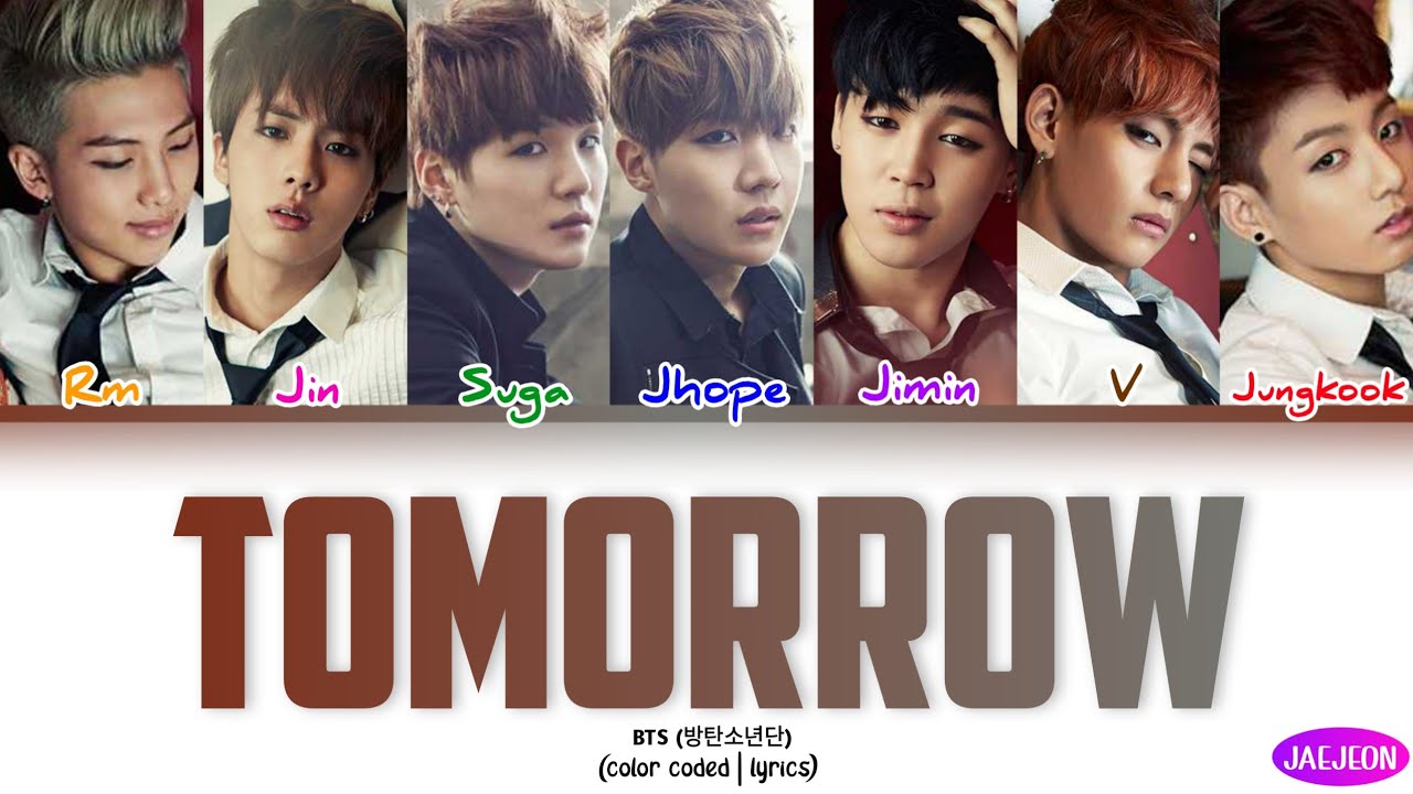Bts 방탄소년단 Tomorrow Color Coded Easy Lyrics Youtube