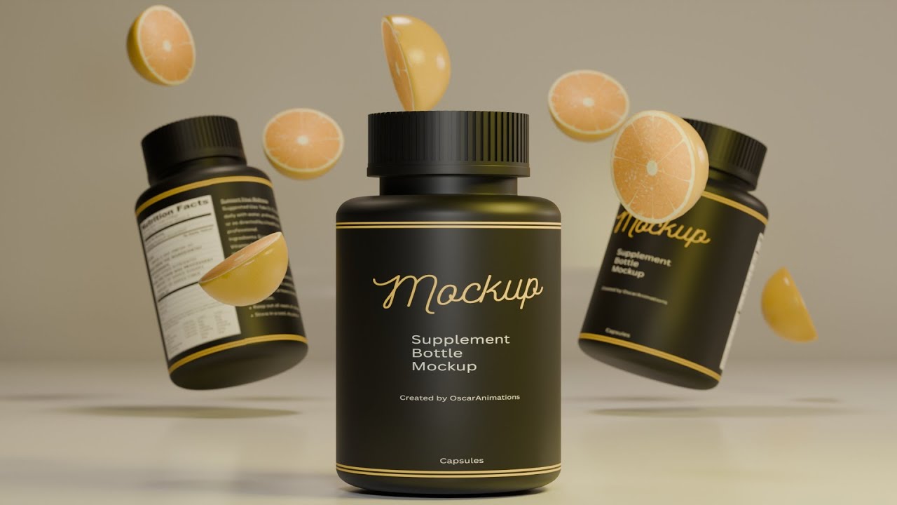Supplement Product Animation | Blender 3D - YouTube