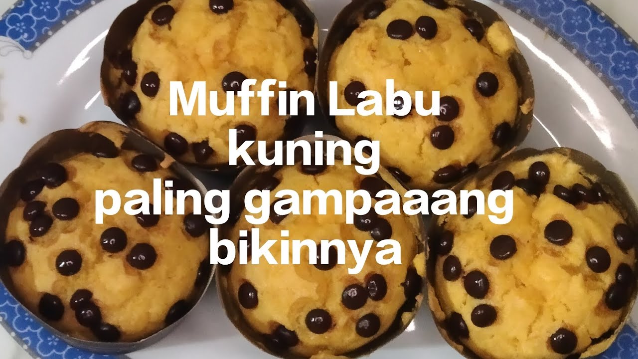 Kue muffin Labu kuning #labu kuning#kue - YouTube