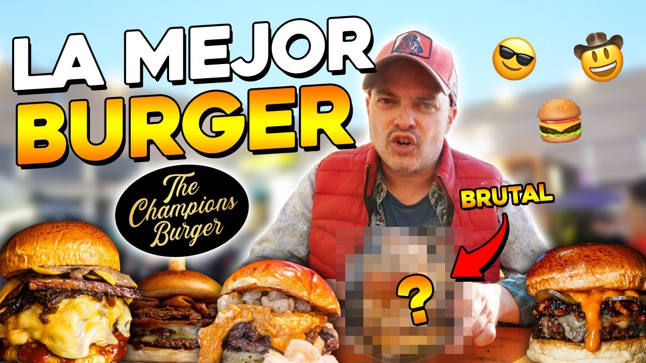 THE CHAMPIONS BURGER BARCELONA 🍔 Esta es mi HAMBURGUESA GANADORA 🏆 🥇 ...