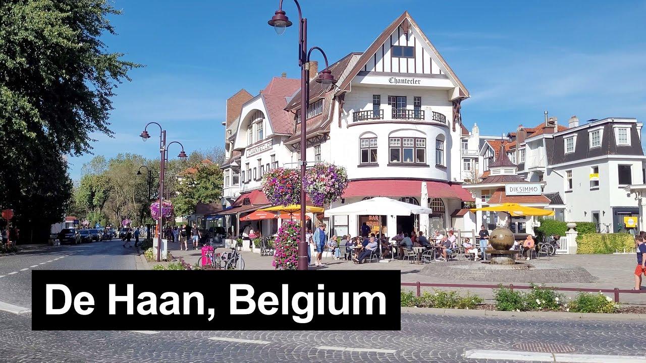 De Haan (Belgium) walking tour, 1st October 2023 [4K] - YouTube