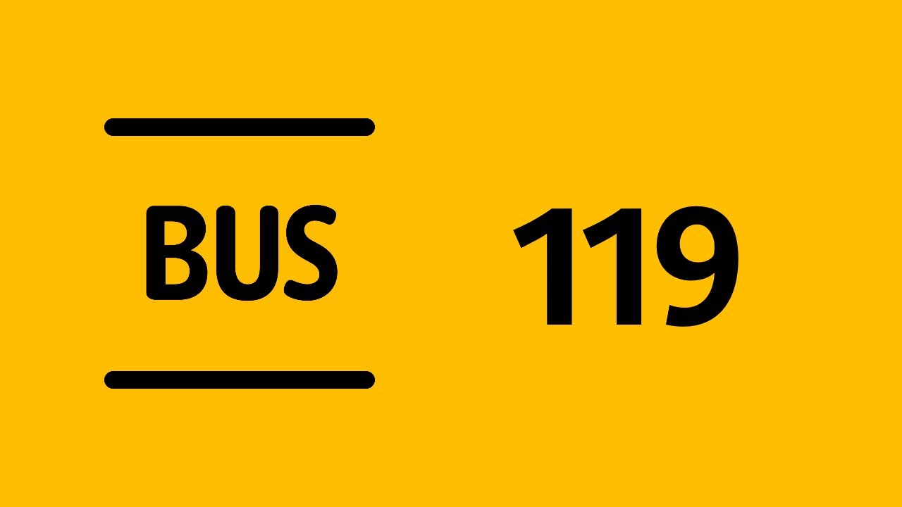 Bus 119, direction : Les Baconnets RER - YouTube