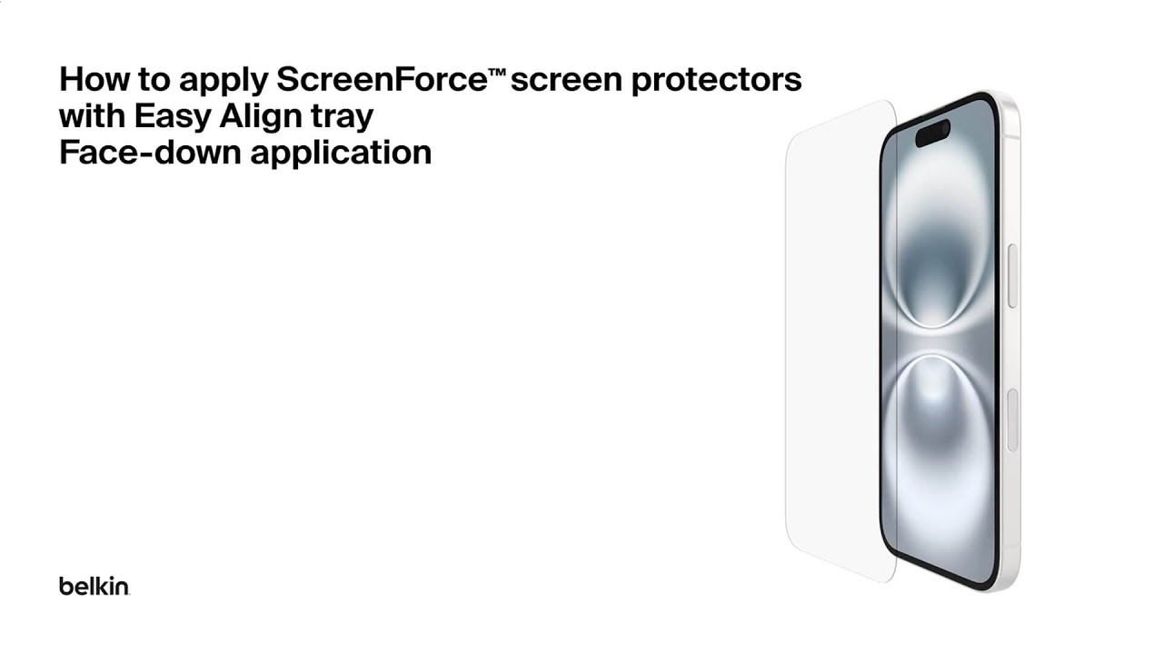 How To Apply with Easy Align tray for iPhone 17 series (Face-down ...