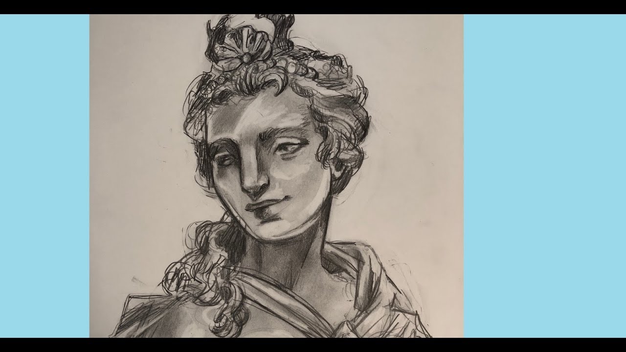 Amphitrite, Goddess of the Sea - Speed Drawing - Greek Mythology - YouTube