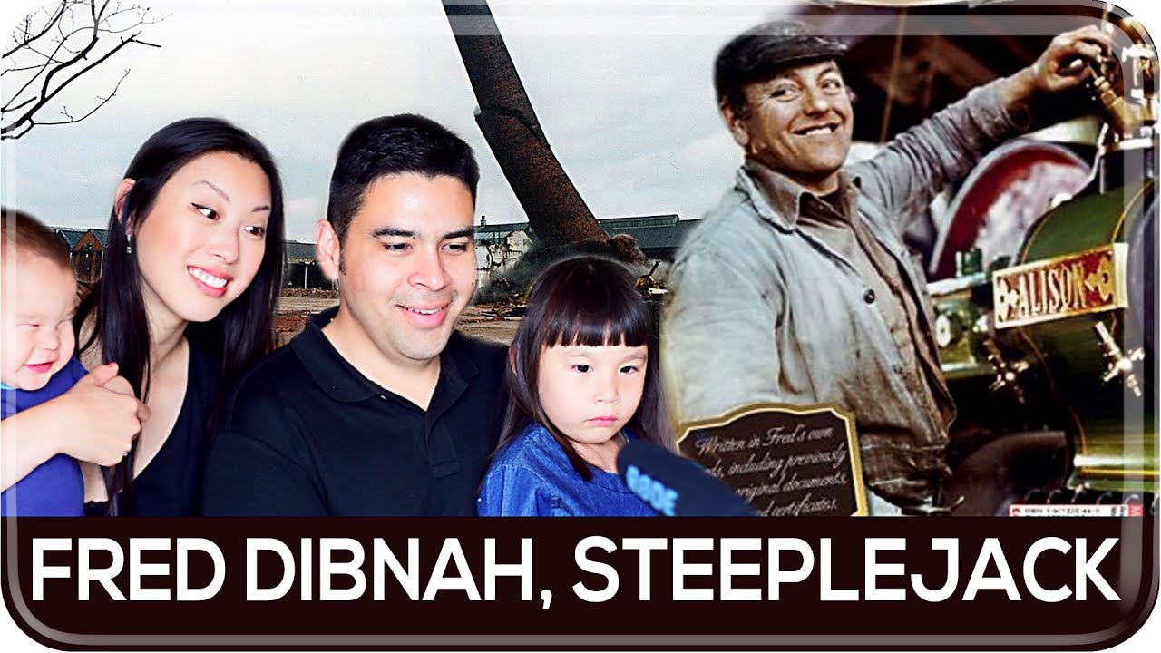 Americans React to Fred Dibnah, Steeplejack | The Good Old Days - YouTube
