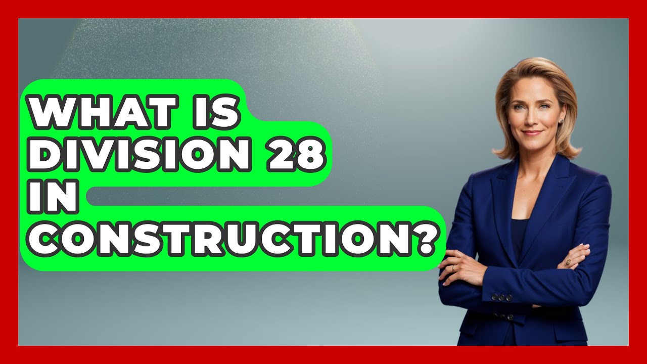 What Is Division 28 In Construction? - Civil Engineering Explained ...