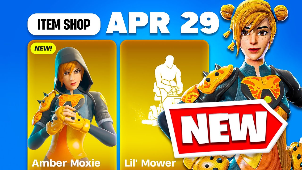 *NEW* AMBER MOXIE BUNDLE | Fortnite Item Shop (Apr 29 2025) - YouTube