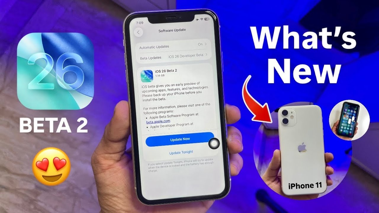 iOS 26 Beta 2 on iPhone 11 - How to Install iOS 26 Beta 2 on IPhone 11 ...