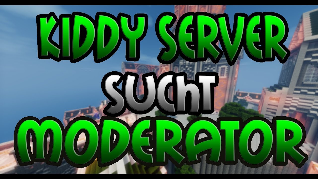MODERATOREN GESUCHT!! - Minecraft Server Vorstellung 1.8 || Deutsch ...