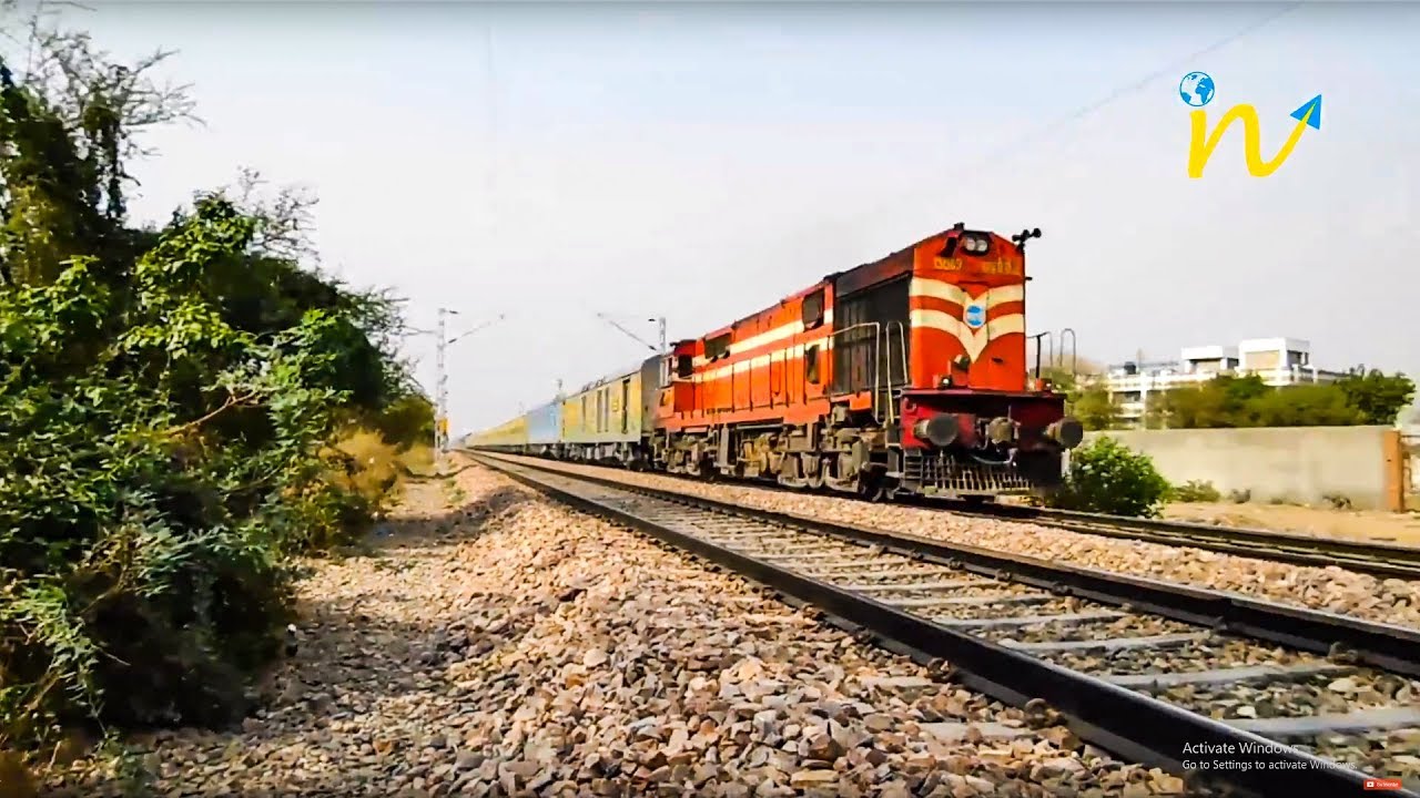 Delhi Sarai Rohilla - Ajmer Jan Shatabdi Express 12066 skipping palam ...