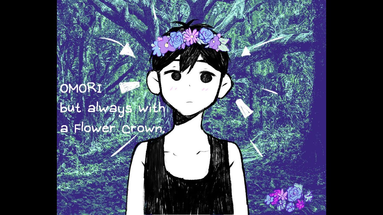 Omori in the game but with a Flower Crown (Modif) - YouTube