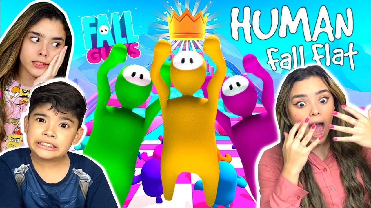 O JOGO FALL GUYS VIROU MASSINHA DE MODELAR!! (HUMAN FALL FLAT) - YouTube