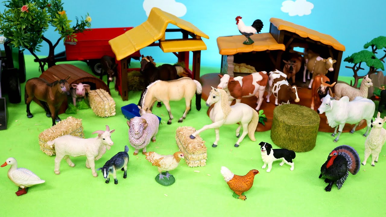 Farmyard Animal Figurines - Let's Make a Farm! - YouTube