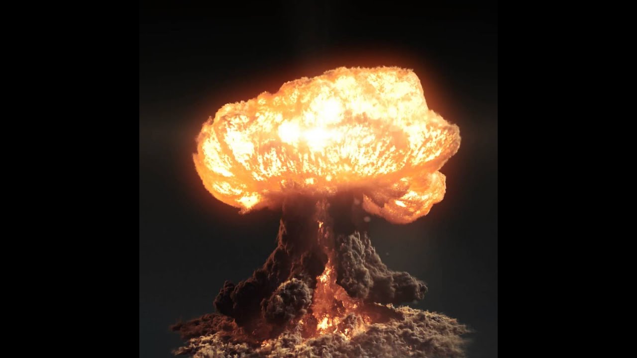 Bomba Nuclear em slow motion simulação - YouTube