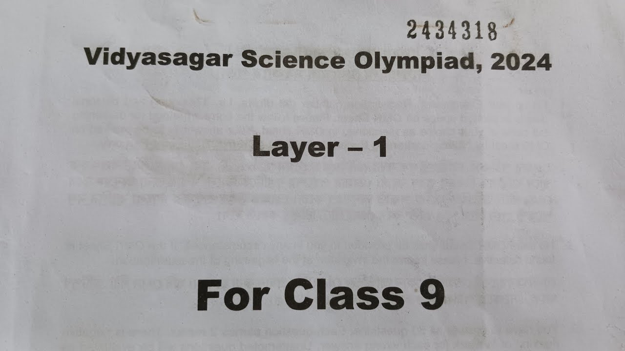 #VSO106, VSO Exam 2024, Layer 1, Maths, Q27 to Q33, Solution, - YouTube
