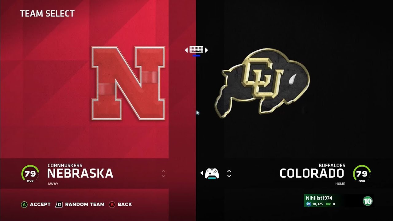 CU vs Nebraska Madden NFL 22 PC College Football Mod - YouTube