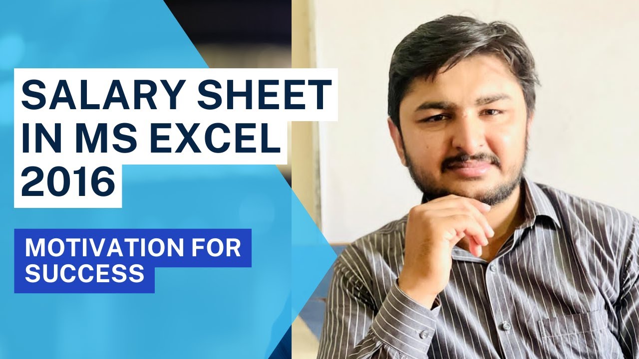Advance Salary Sheet In MS Excel 2016 MS Office Tutorial YouTube advance-salary-sheet-in-ms-excel-2016-ms-office-tutorial-youtube